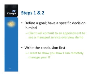 MSP Sales Tactics | How to Create Effective Marketing Messages | PDF ...