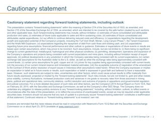 Q1 2015 earnings presentation | PPT