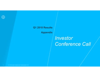 Q1 2018 Investor Conference Call Presentation | PPT