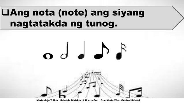 simbolo at konsepto sa musika | PPTX | Professional School ...