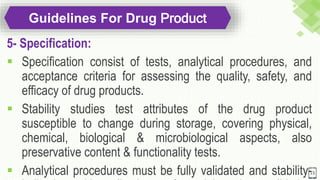 Q1A R2 - ICH GUIDELINES OF STABILITY TESTING | PPTX