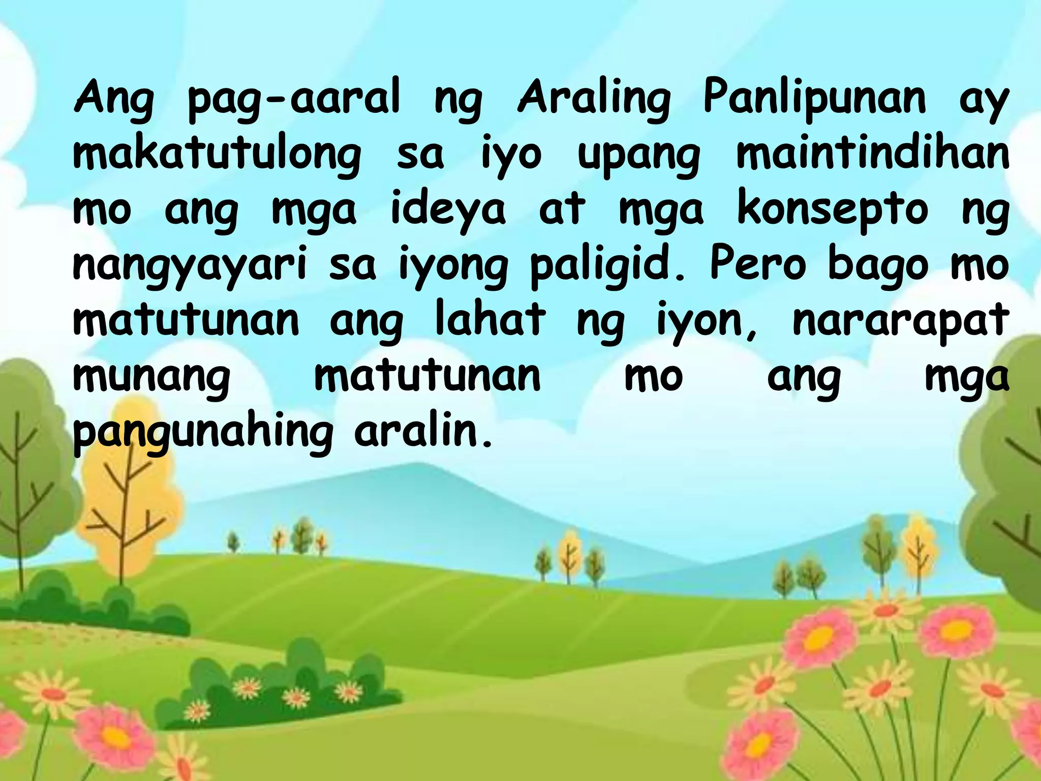 Q1_ARPAN_MOD 1_Naipaliliwanag ang konsepto ng komunidad.pptx