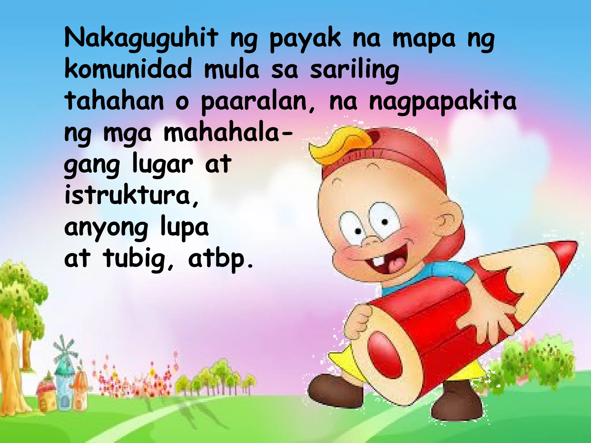 Q1_ARPAN_MOD 6_Nakaguguhit ng payak na mapa ng komunidad.pptx