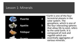 Q1C2L1 Rocks and Minerals.pptx