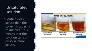 Q1C2L1 Types of Solutions general chemistry 2.pptx | Chemistry | Science