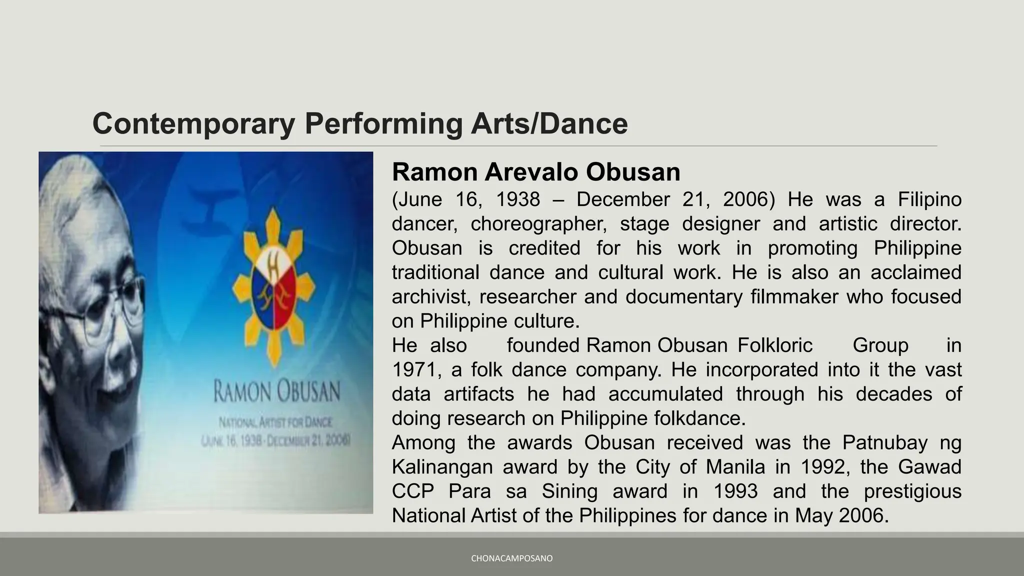 Q1 Contemporary Art Forms Filipino Artists’ Roles and their ...