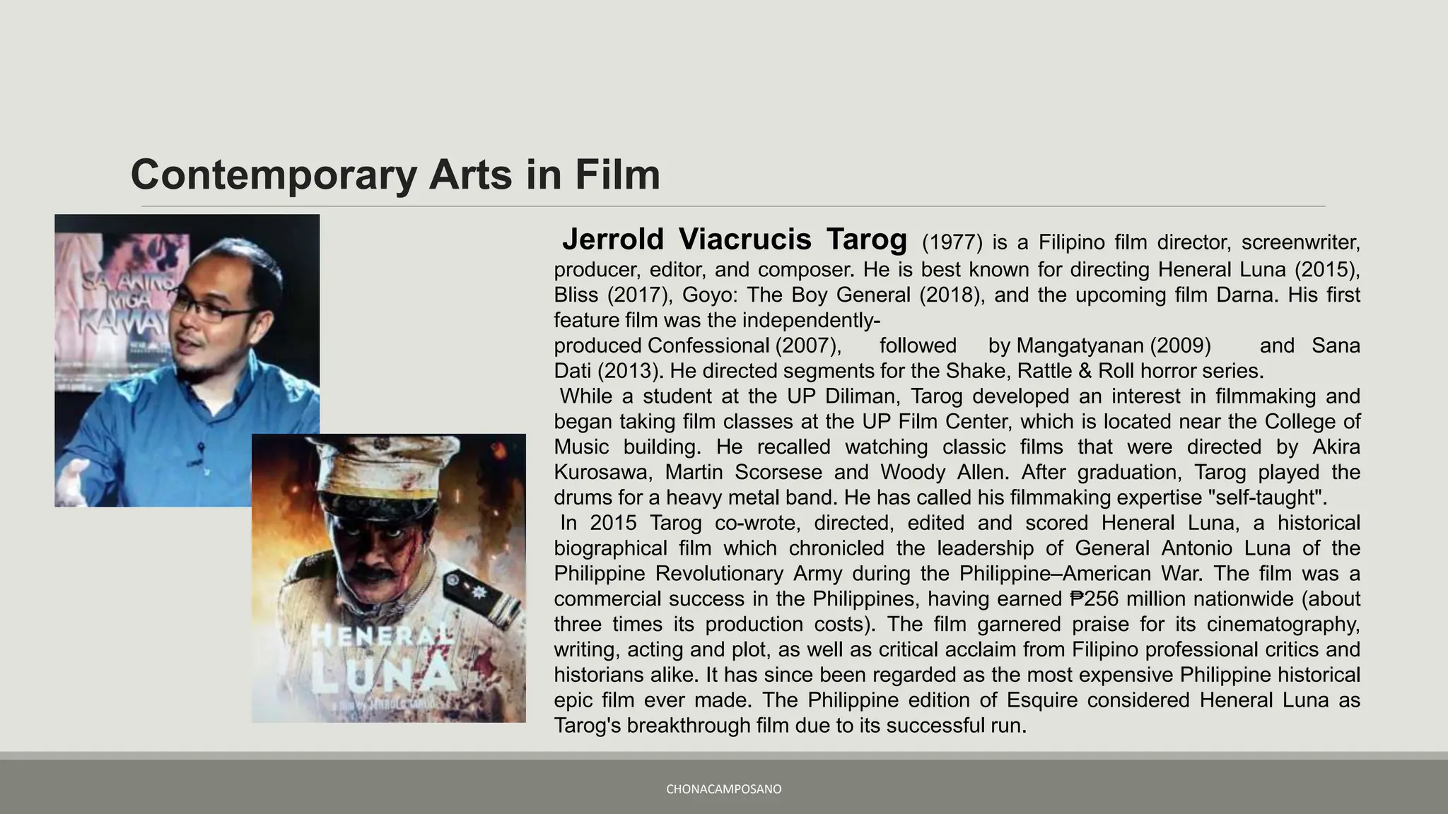 Q1 Contemporary Art Forms Filipino Artists’ Roles and their ...