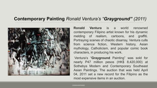 Q1 Contemporary Art Forms Filipino Artists’ Roles and their ...