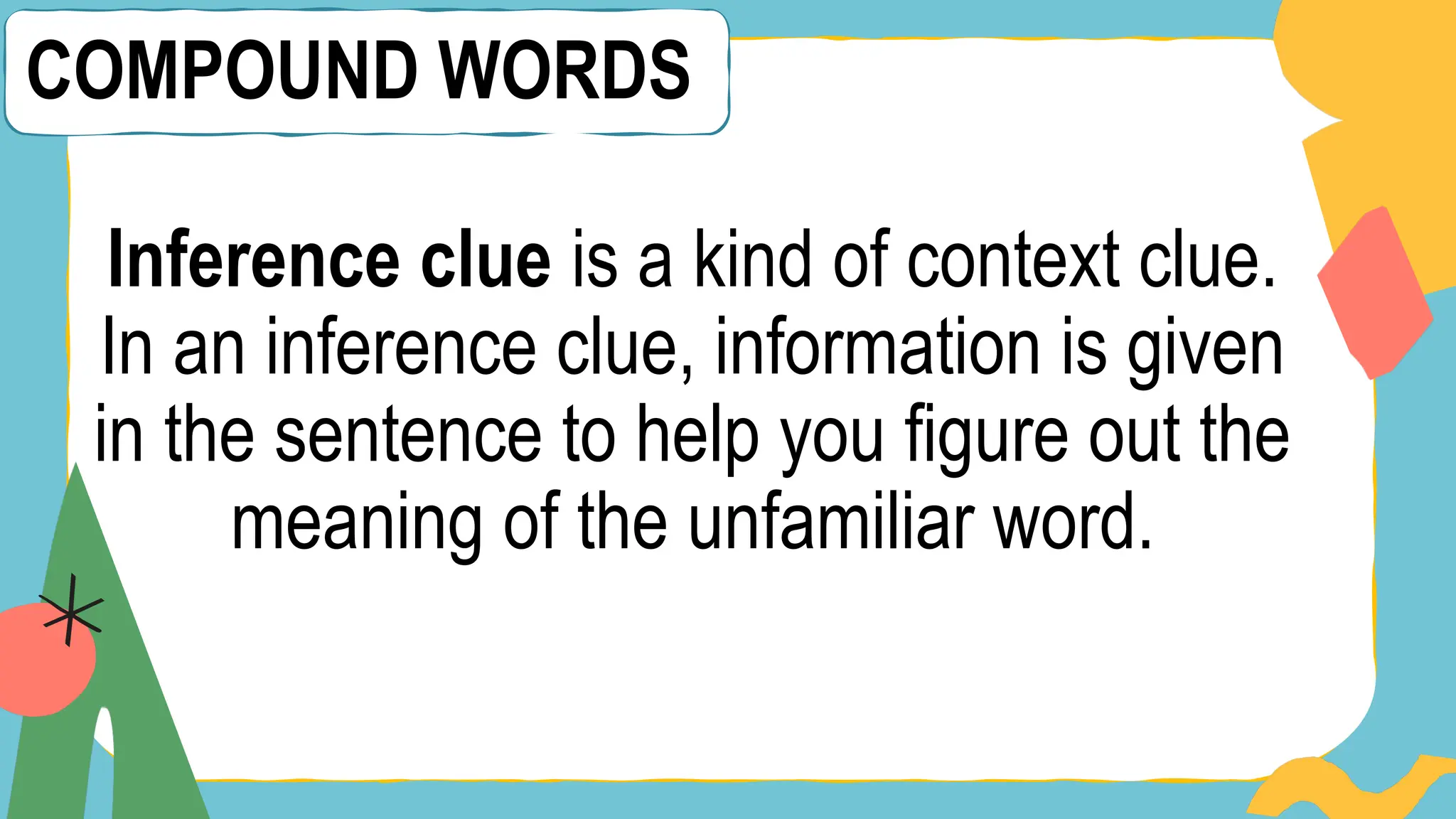 QUARTER ONE WEEK 3 GRADE 5 COMPOUND WORDS | PPTX