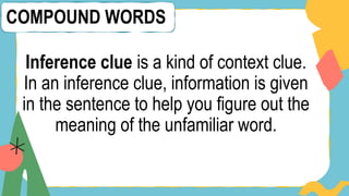 QUARTER ONE WEEK 3 GRADE 5 COMPOUND WORDS | PPTX