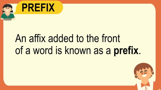 QUARTER ONE ENGLISH FIVE WEEK THREE AFFIXES, SUFFIX AND PREFIX | PPT