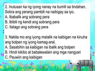 Pagpapahayag nang my katapatan ng sariling opinyon/ideya at saloobin | PPT
