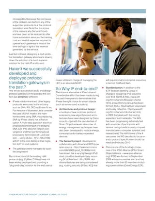 Protocol Architecture in the HAN (Home Area Network) for Sensor ...