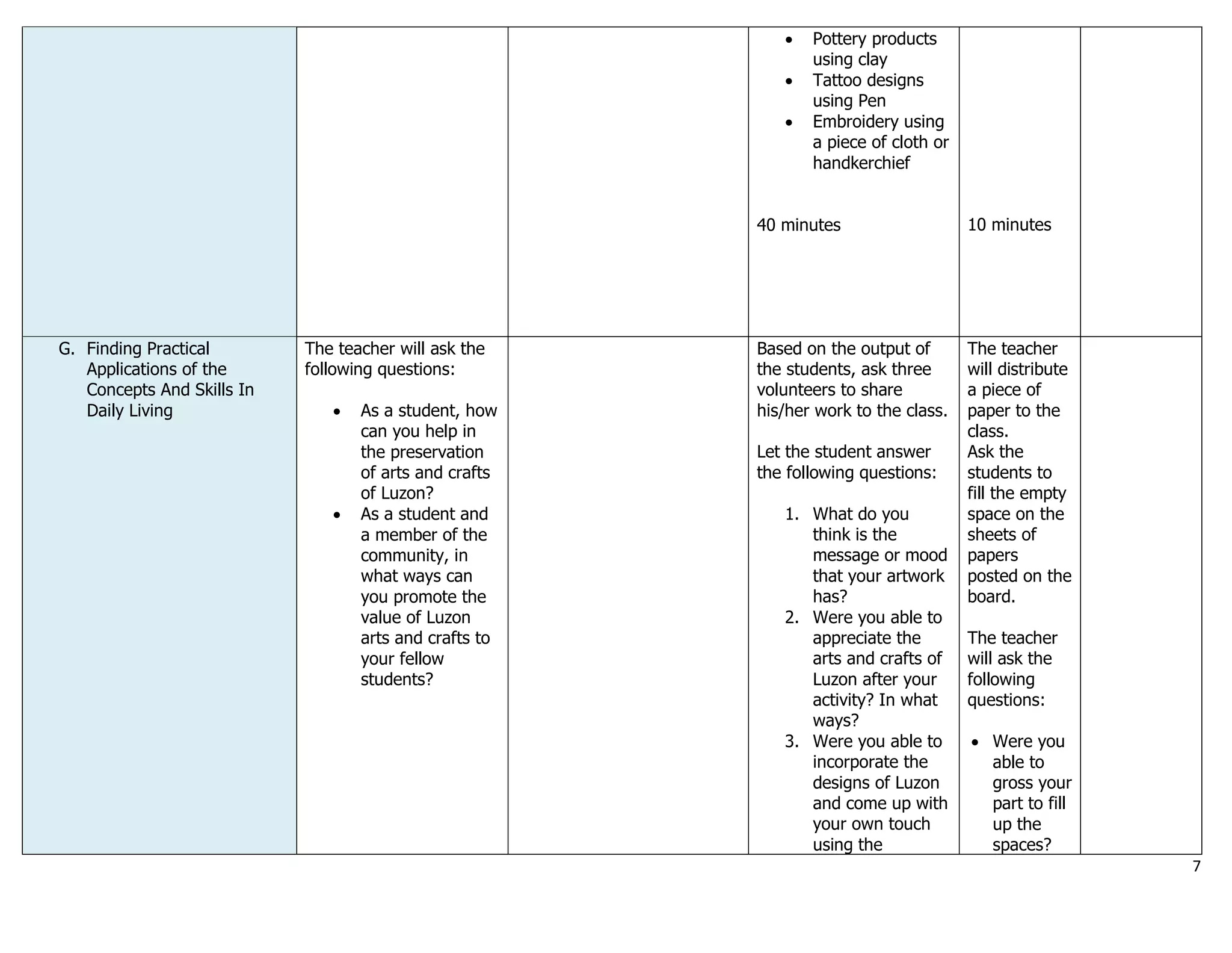 Q1 Grade 7 ARTS DLL Week 1.pdf