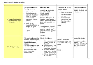 Q1 grade 9 arts dll week 1 | DOCX