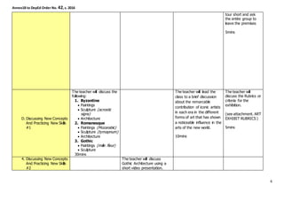 Q1 grade 9 arts dll week 2 | DOCX
