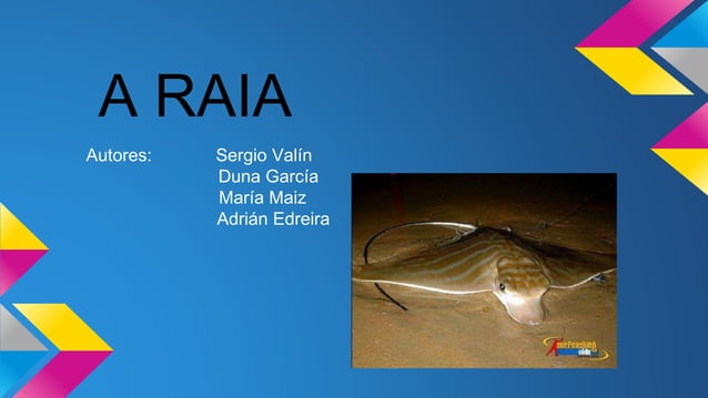 A raia. Tercero | PPTX