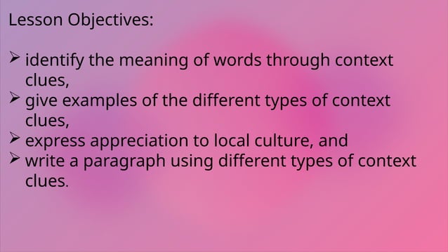 Mastering Context Clues for Better Understanding | PPT