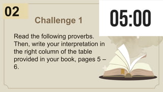 Q1L1 Distinguishing Features of Proverbs, Myths, and Legends.pptx