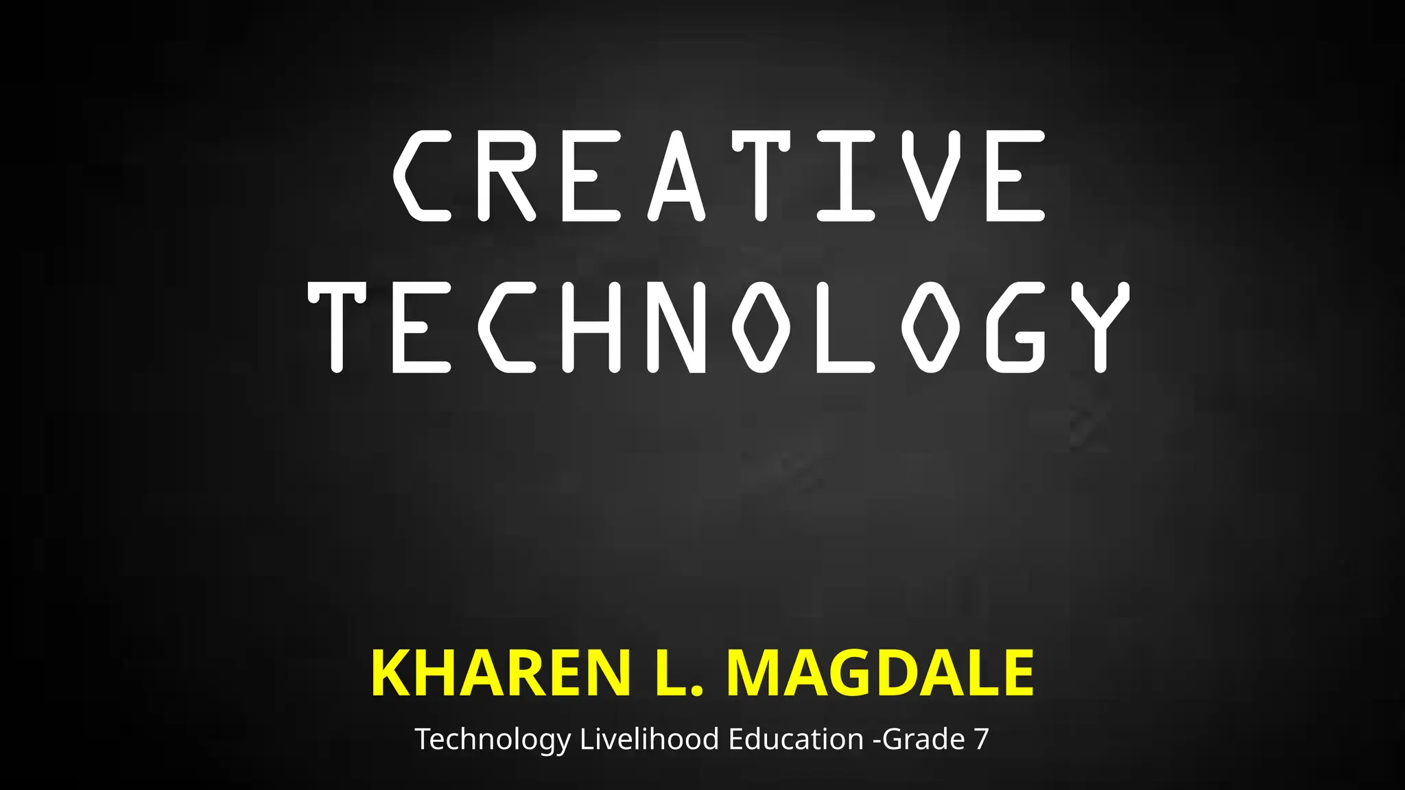 TLE 7(CREATIVE TECHNOLOGIES)Fundamentals of Dynamic Computer Applications & Interactive Designs ...
