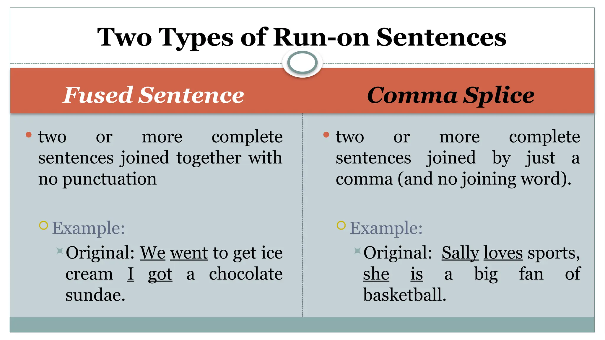Q1L4.1- Run-on Sentences (Sentence Correction) | PPTX