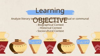 Analyzing Literary Texts Through Biographical, Historical, and ...