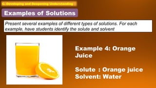 Solution,it's components and concetration | PPT | Free Download