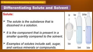 Solution,it's components and concetration | PPTX