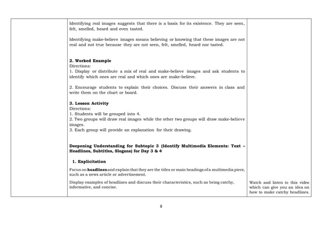 Q1_LE_English 4_Lesson 8_Week 8 is the lesson that the learners should ...