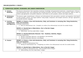 Q1_LE_English 4_Lesson 8_Week 8 is the lesson that the learners should ...