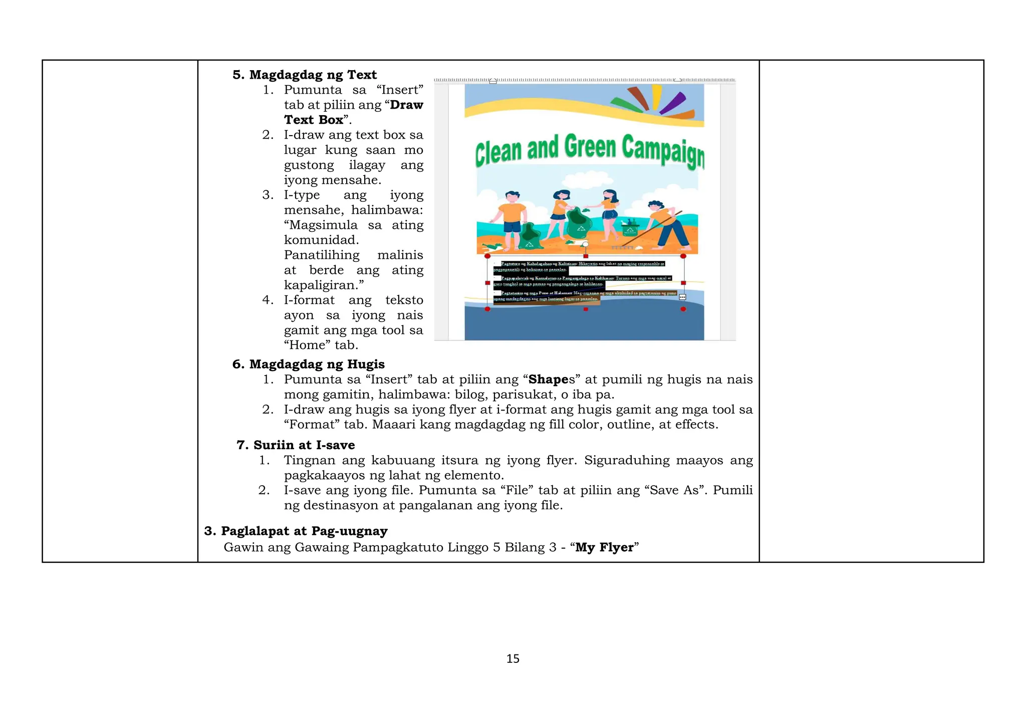 Q1_LE_EPP 4_Lesson 5_Week 5.pdf for english | PDF