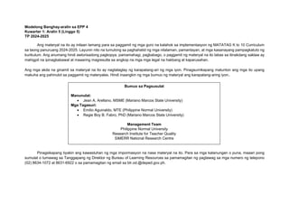 Q1_LE_EPP 4_Lesson 5_Week 5.pdf for english | PDF