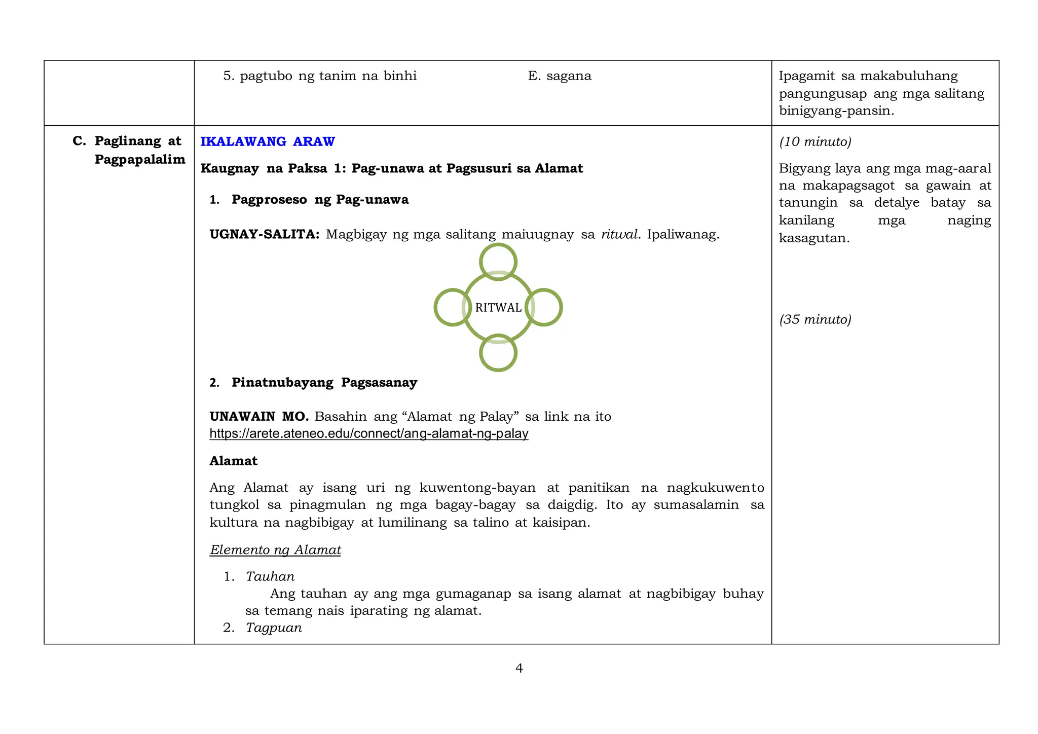 Q1_LE_Filipino 4_Lesson 1 Exemplar_Week 1.pdf