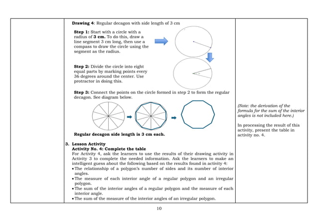 Mathematics 7:Lesson 1- Week 1 Exemplar .pdf | Education