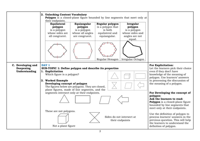 Mathematics 7:Lesson 1- Week 1 Exemplar .pdf | Education