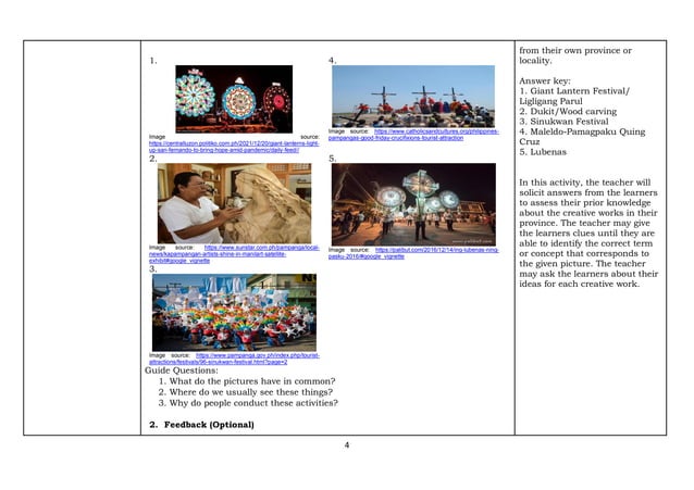 Q1_LE_Music and Arts 4_Lesson 1_Week 1-2.pdf | Music | Entertainment