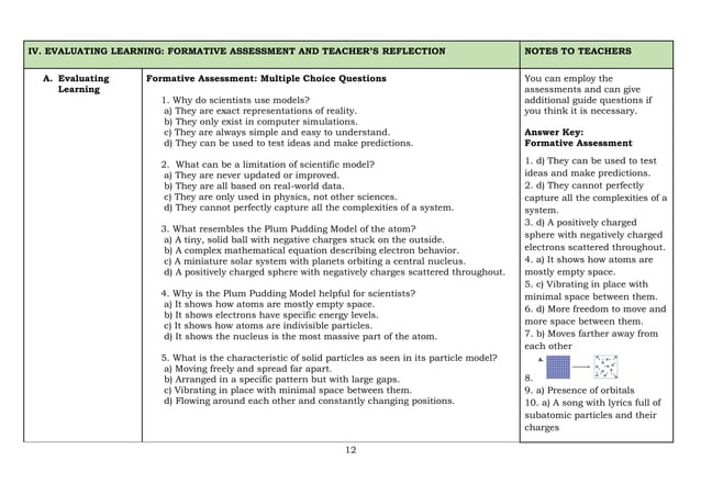 Q1_LE_Science 7_Lesson 1_Week 1.matatags | PDF | Physics | Science