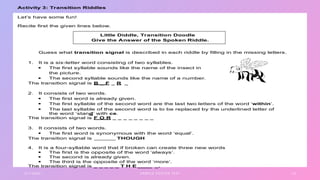 Effective Use of Transition Signals in Writing | PPT