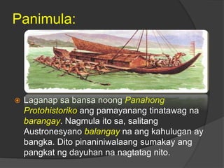 Q1 lesson 5 sistemang barangay | PPTX