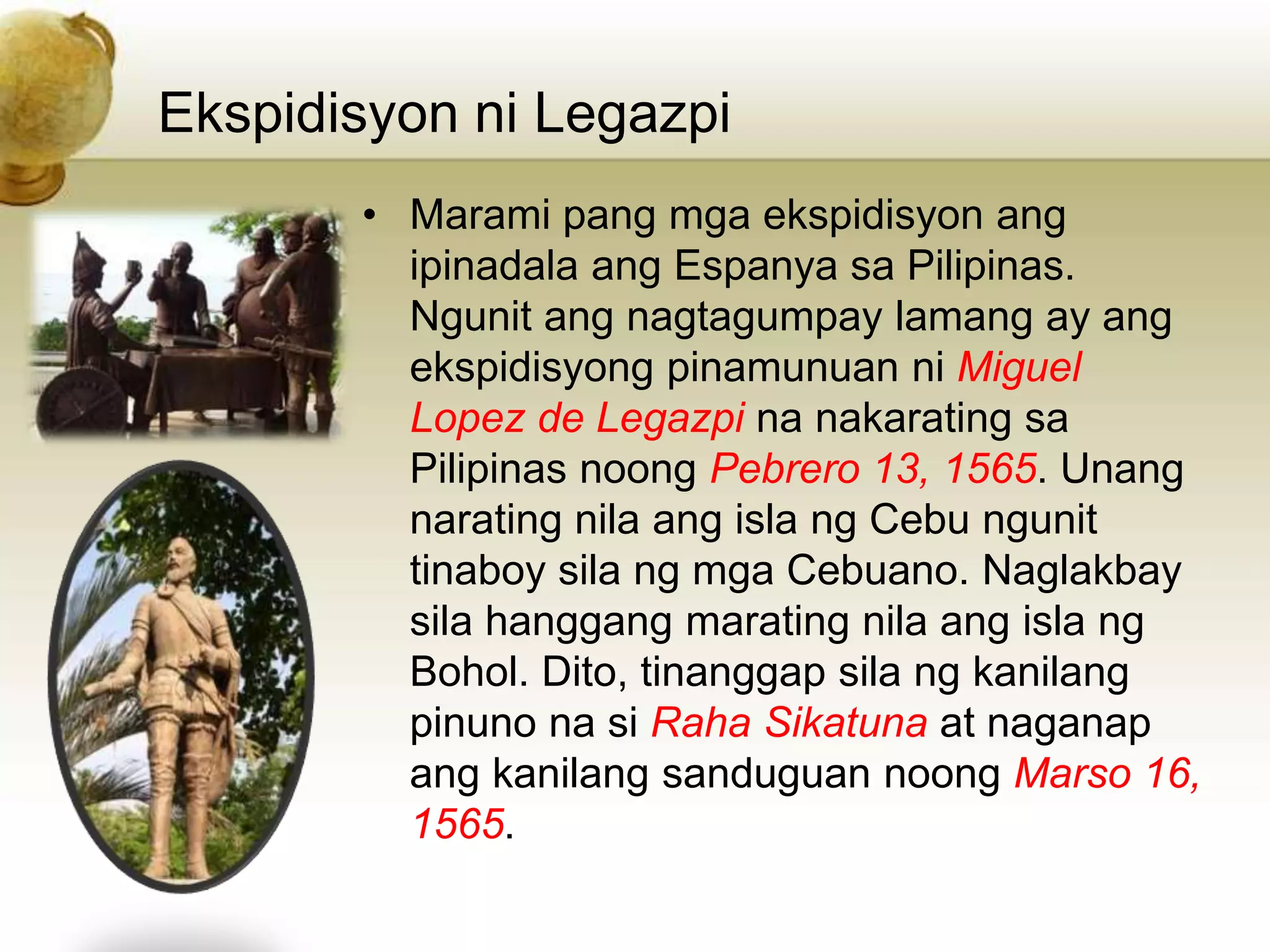 Q1 lesson 7 pagdating ng mga kastila | PPTX