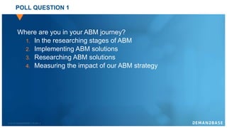 ABM best practices from the pros | PPT