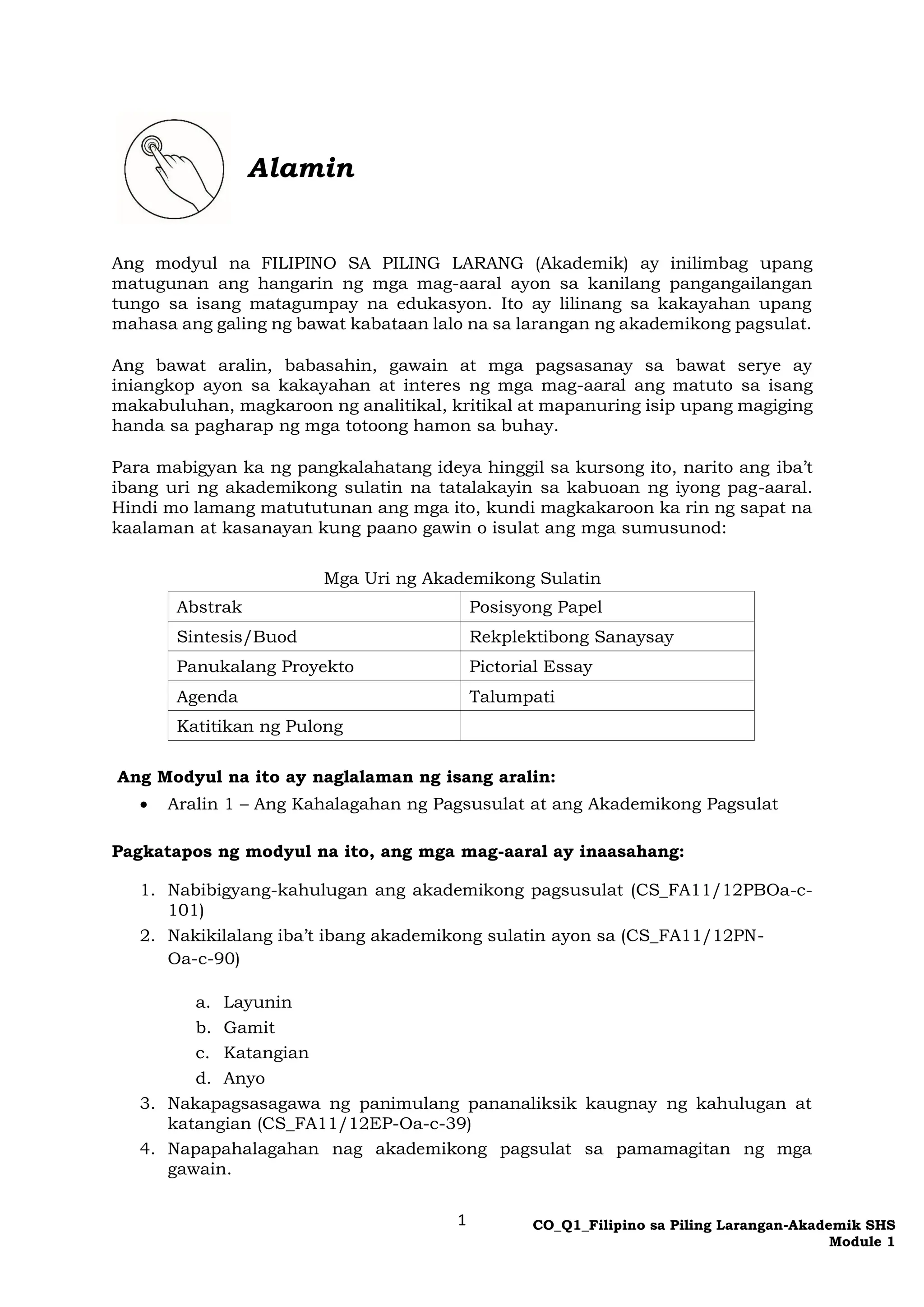 Q1_M1_FILIPINO SA PILING LARANGAN-AKADEMIK.pdf