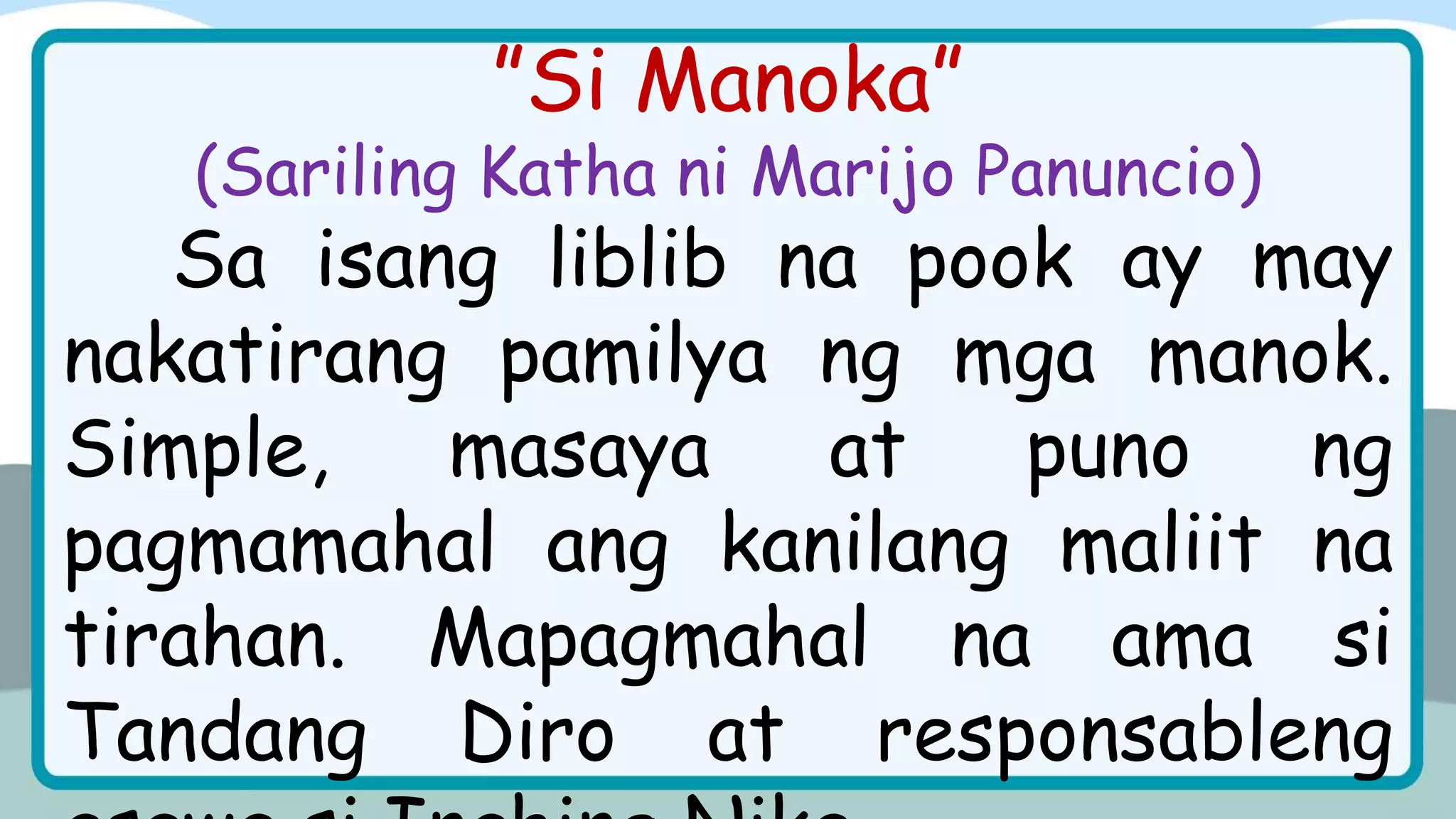 Q1 M1 Pagsagot sa mga Tanong tungkol sa napakinggan.pptx