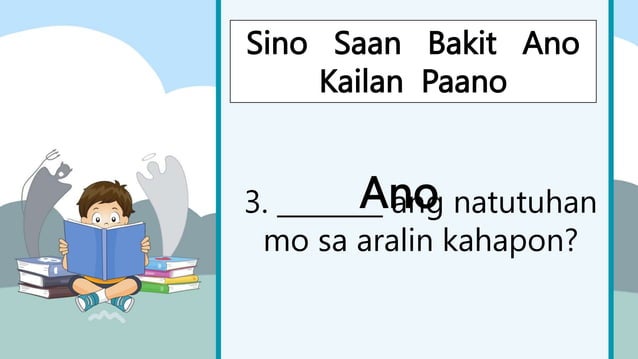 Q1 M1 Pagsagot sa mga Tanong tungkol sa napakinggan.pptx