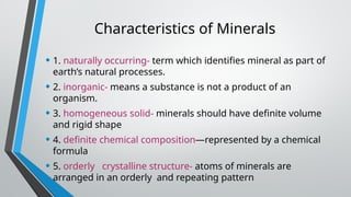 Earth and Life Science Quarter 1 Module 4 Rocks | PPTX