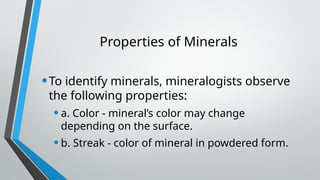 Earth and Life Science Quarter 1 Module 4 Rocks | PPTX