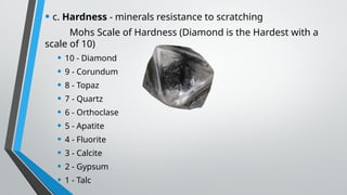 Earth and Life Science Quarter 1 Module 4 Rocks | PPTX | Geology | Science