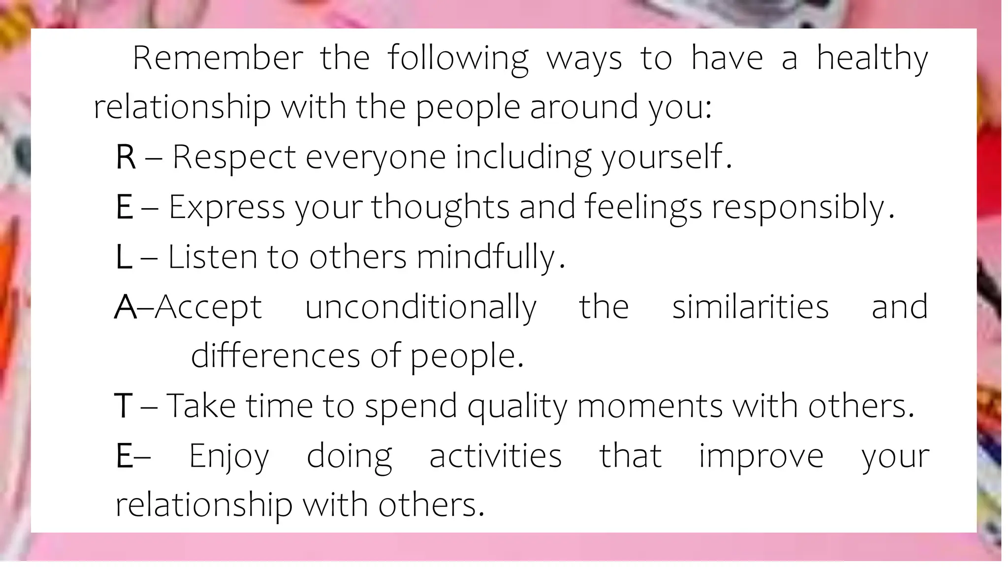 LESSON ABOUT THE IMPORTANCE ON HOW TO SHOW RESPECT FOR OTHER PEOPLE | PPTX