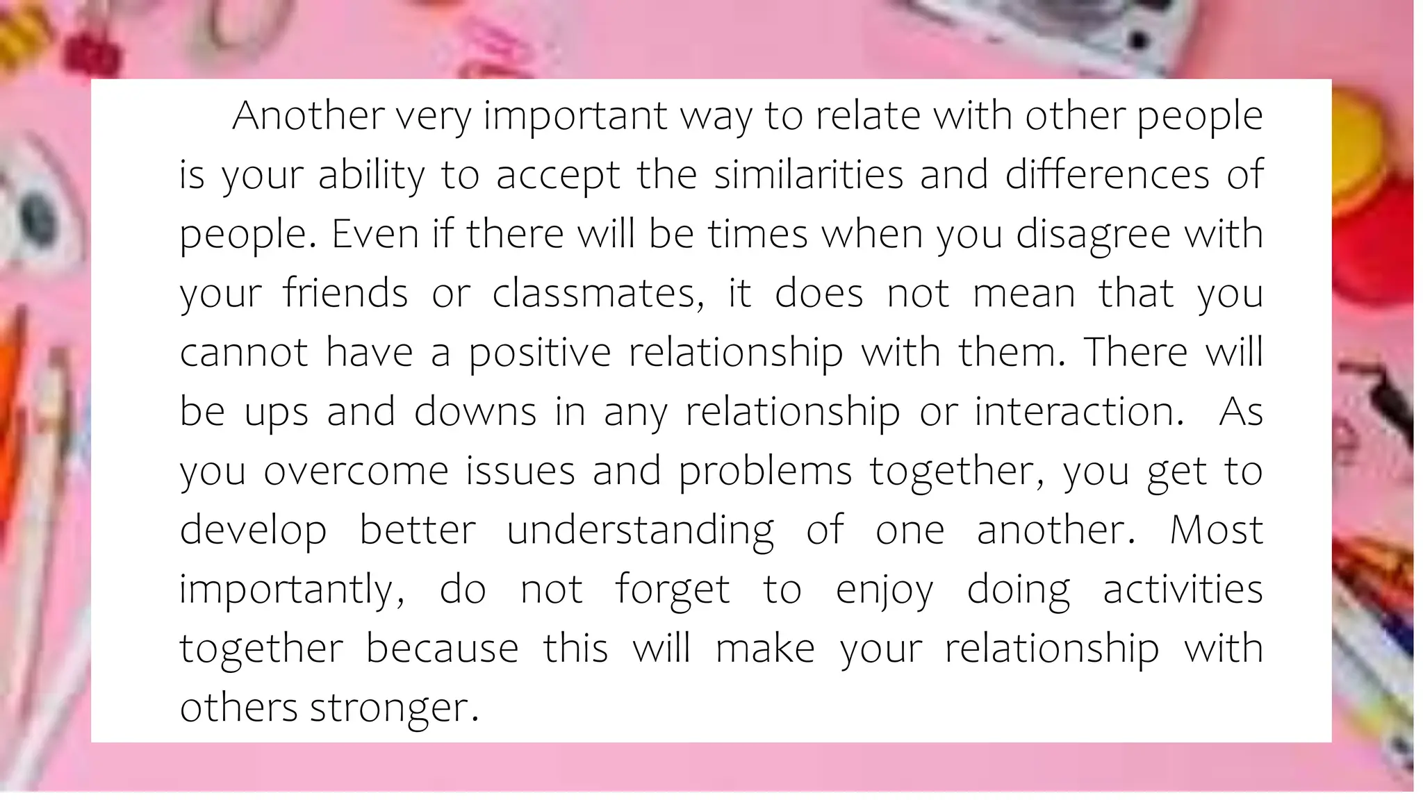 LESSON ABOUT THE IMPORTANCE ON HOW TO SHOW RESPECT FOR OTHER PEOPLE | PPTX