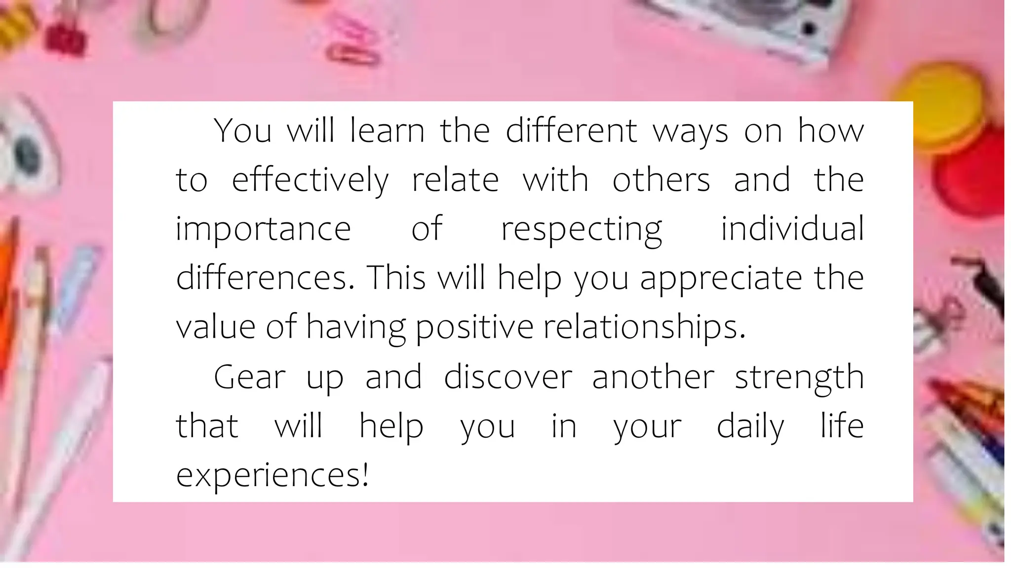 LESSON ABOUT THE IMPORTANCE ON HOW TO SHOW RESPECT FOR OTHER PEOPLE | PPTX